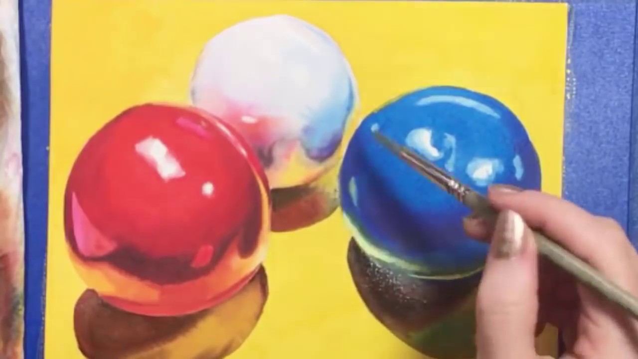 Watercolor Gumball Tutorial - YouTube