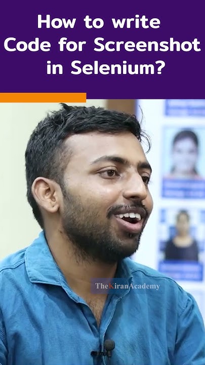 Software Testing Question | How to write Code for screenshot in ...