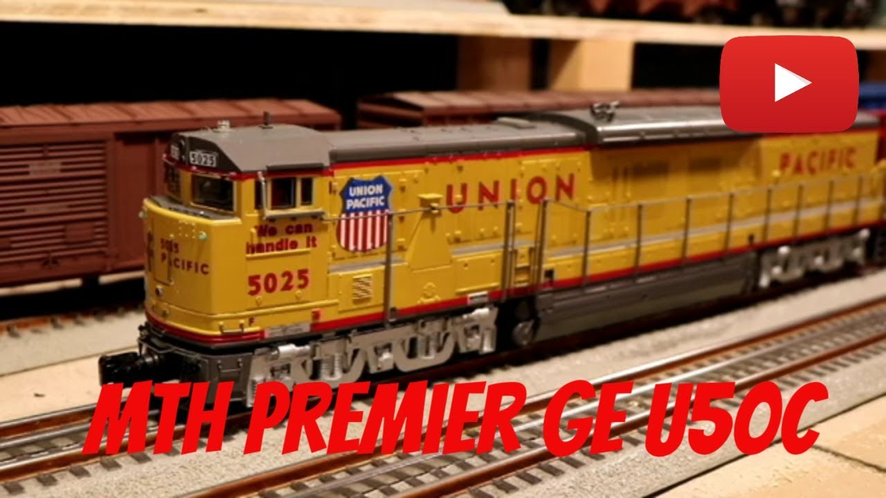 O Scale MTH Premier UP GE U50C Diesel Review - YouTube