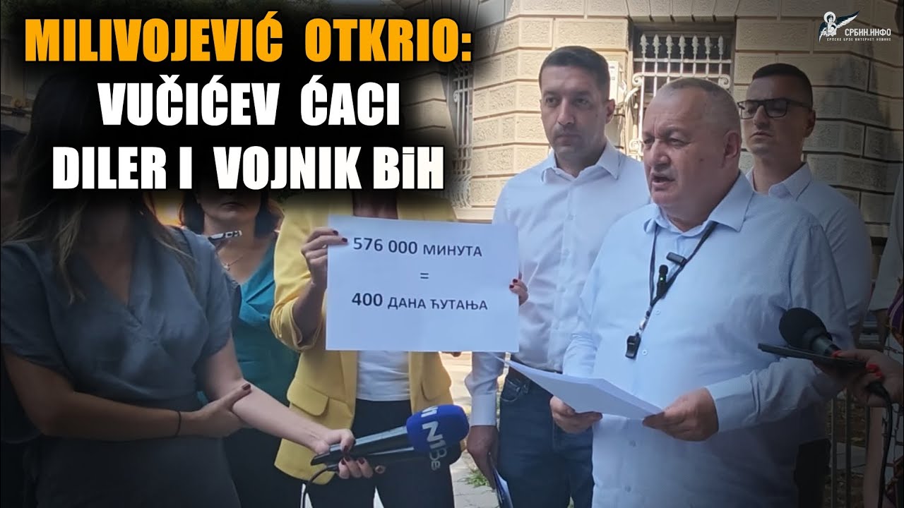 Bura kod Predsedništva! Srđan Milivojević: Vojnik BiH, sa policijskom ...