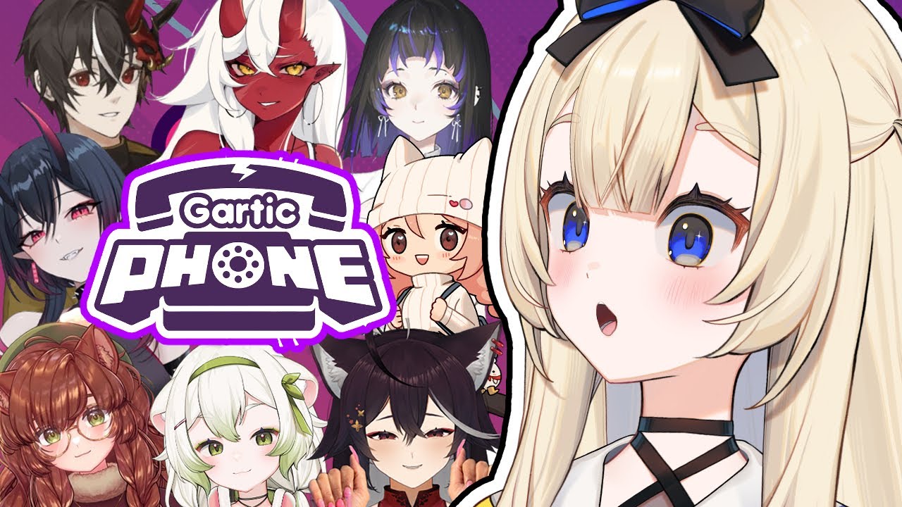 Gartic Phone - Pro Artist Vtubers Edition! - YouTube