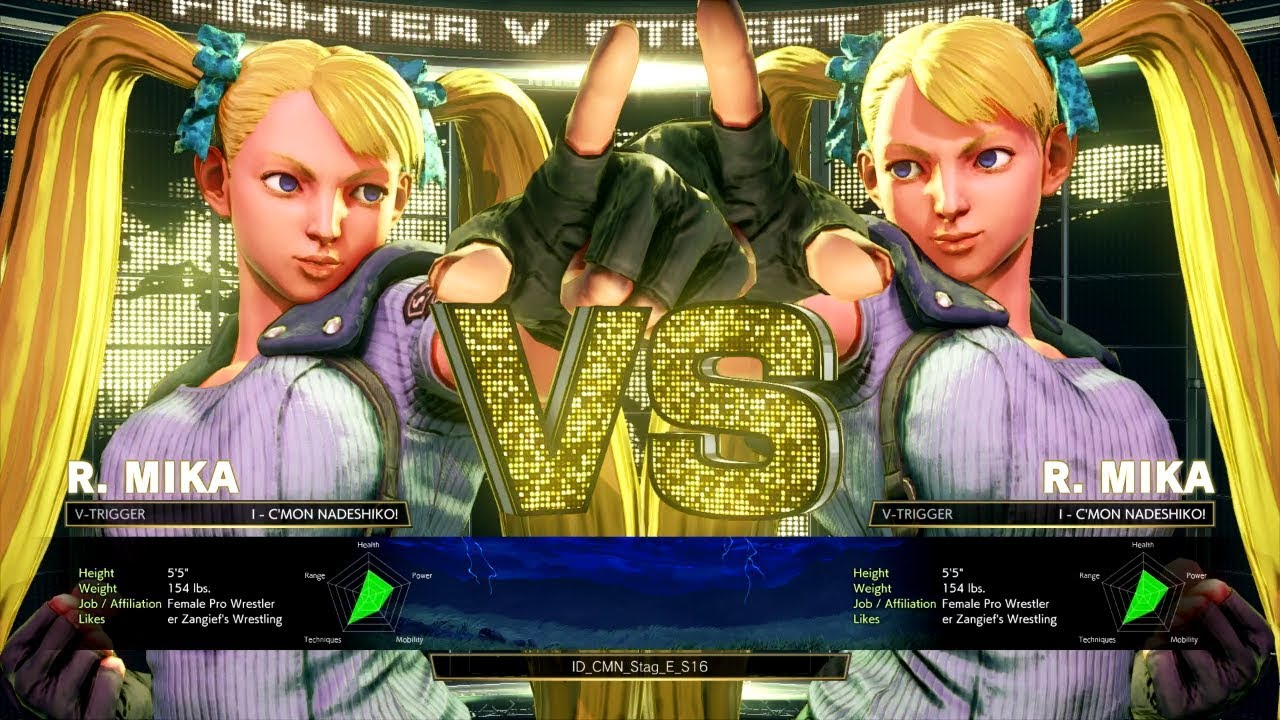 STREET FIGHTER V - MODS - R. MIKA AS S.T.A.R.S FROM RESIDENT EVIL (PC ...