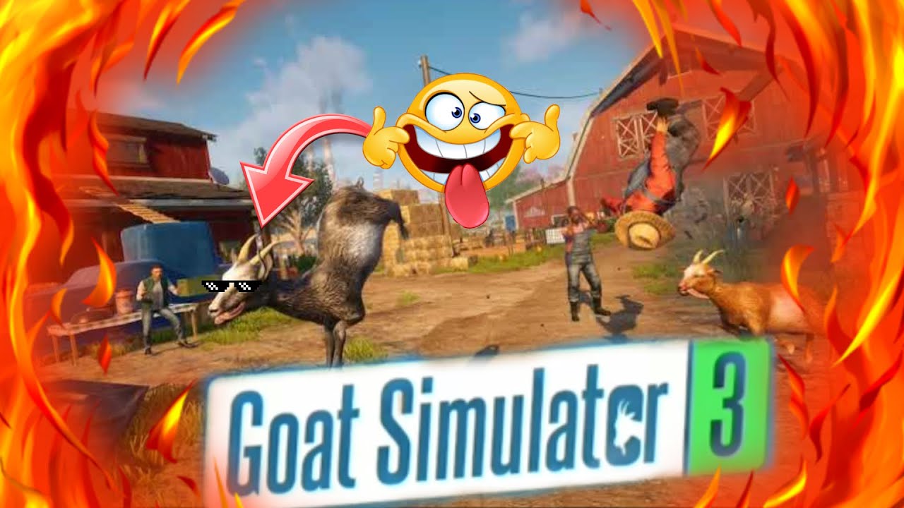 Cette chèvre est débile 🤣 (Goat simulator3) - YouTube
