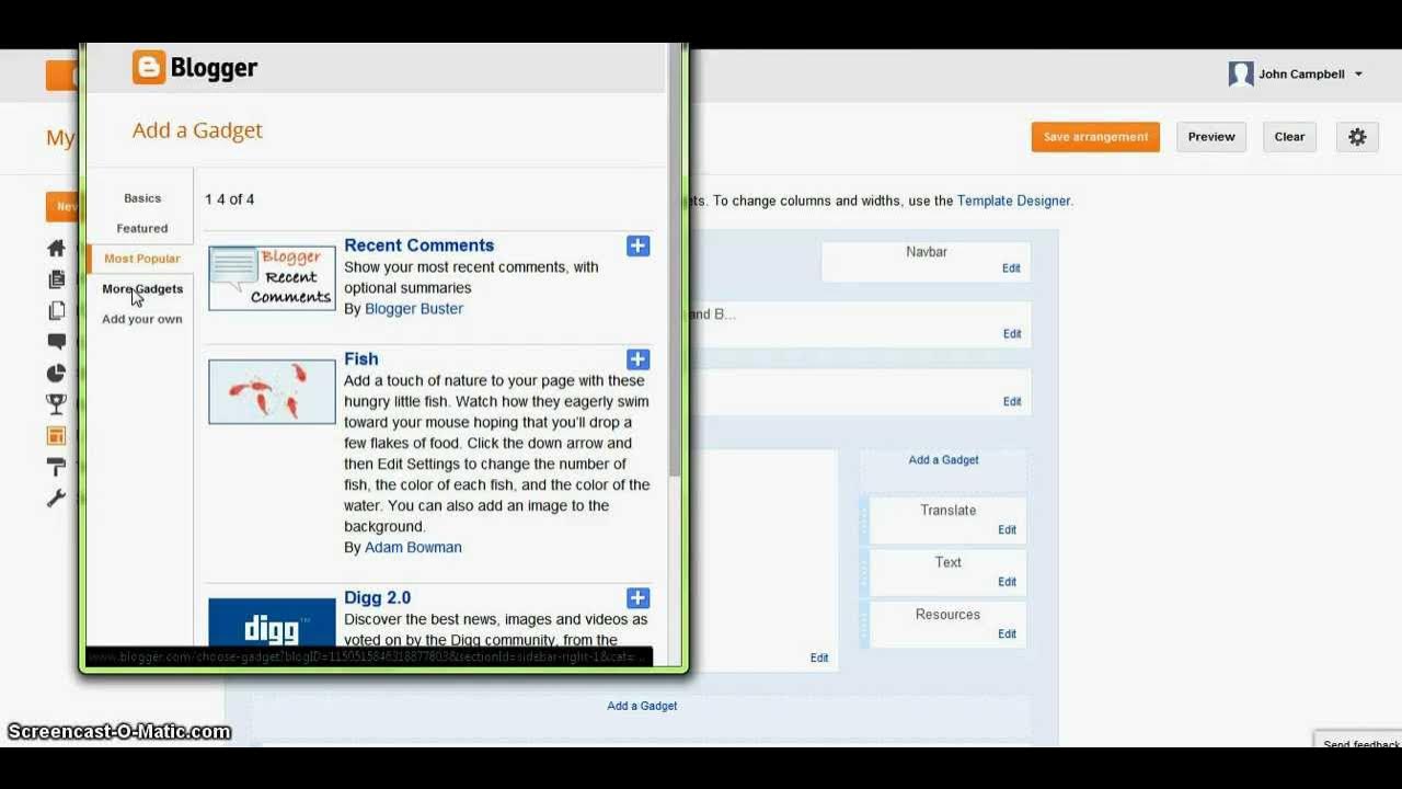 Blogger tutorial - YouTube