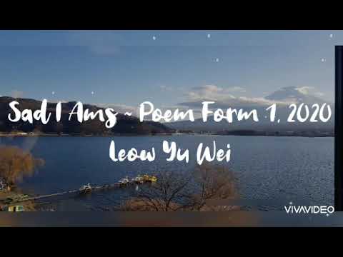 Sad I Ams ~ by Leow Yu Wei from Class 1A2