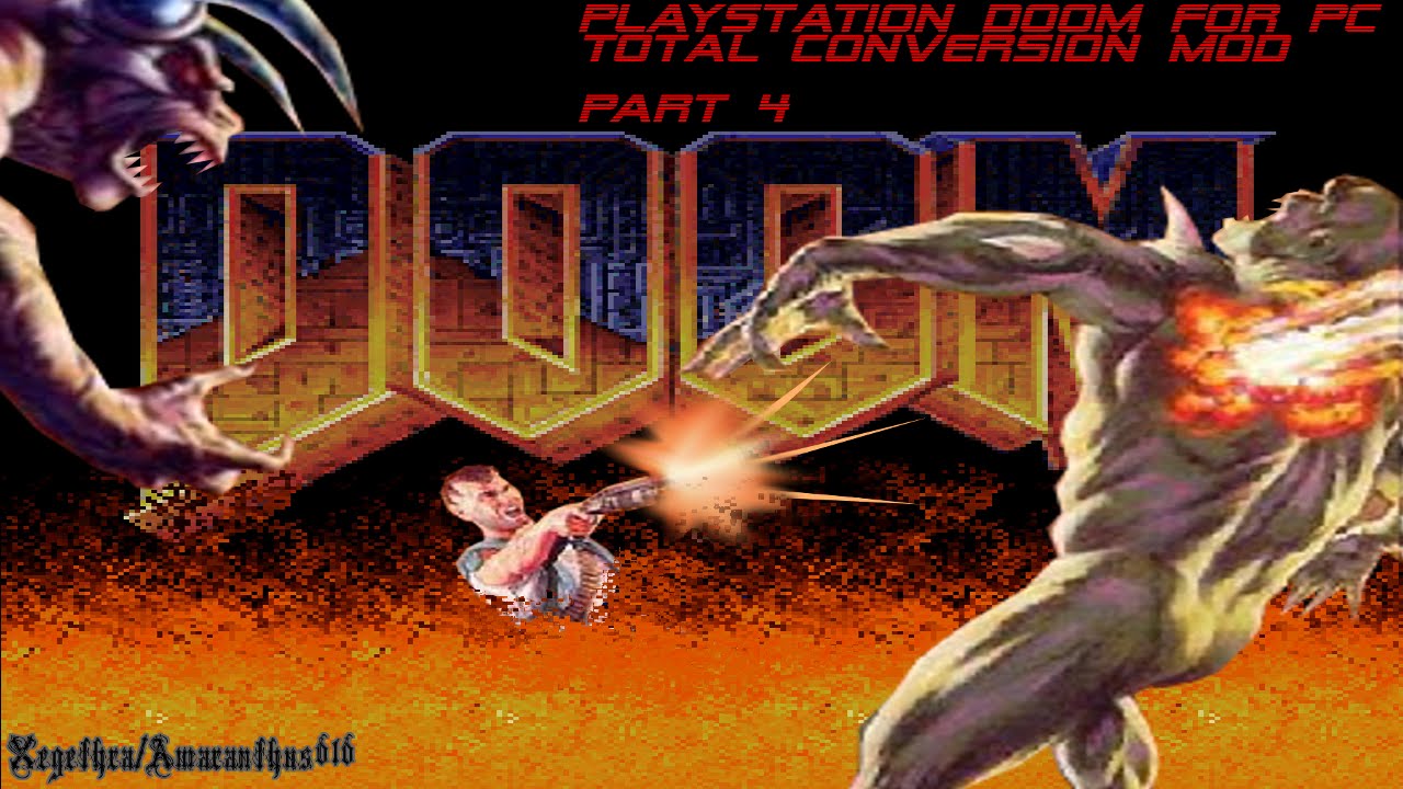 PlayStation Doom For PC - Total Conversion Mod - Part 4 - [With ...