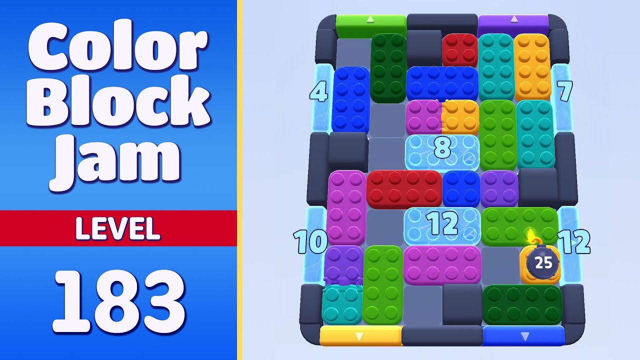 Color Block Jam Level 183 Solution Walkthrough - YouTube