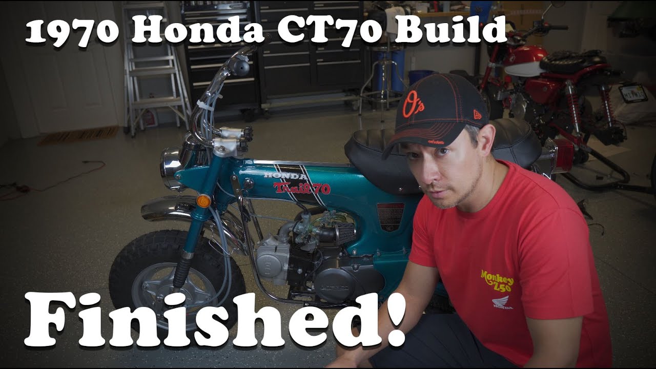 The 1970 Honda CT70 Build is Complete! - YouTube