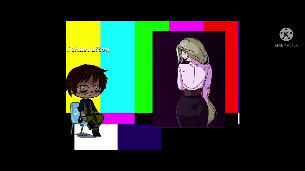 michael afron react vanny fan art . my au (mike x vanny) - YouTube