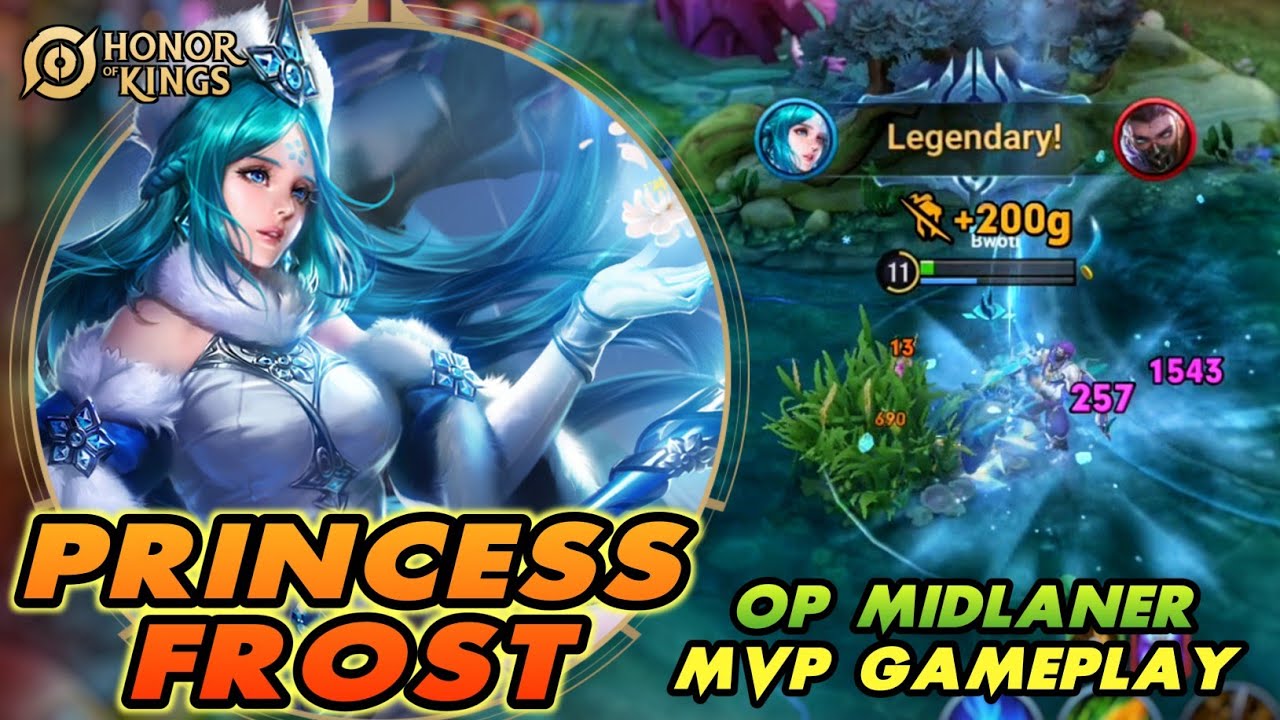 Princess Frost Gameplay | Honor Of Kings Global 2024 - YouTube