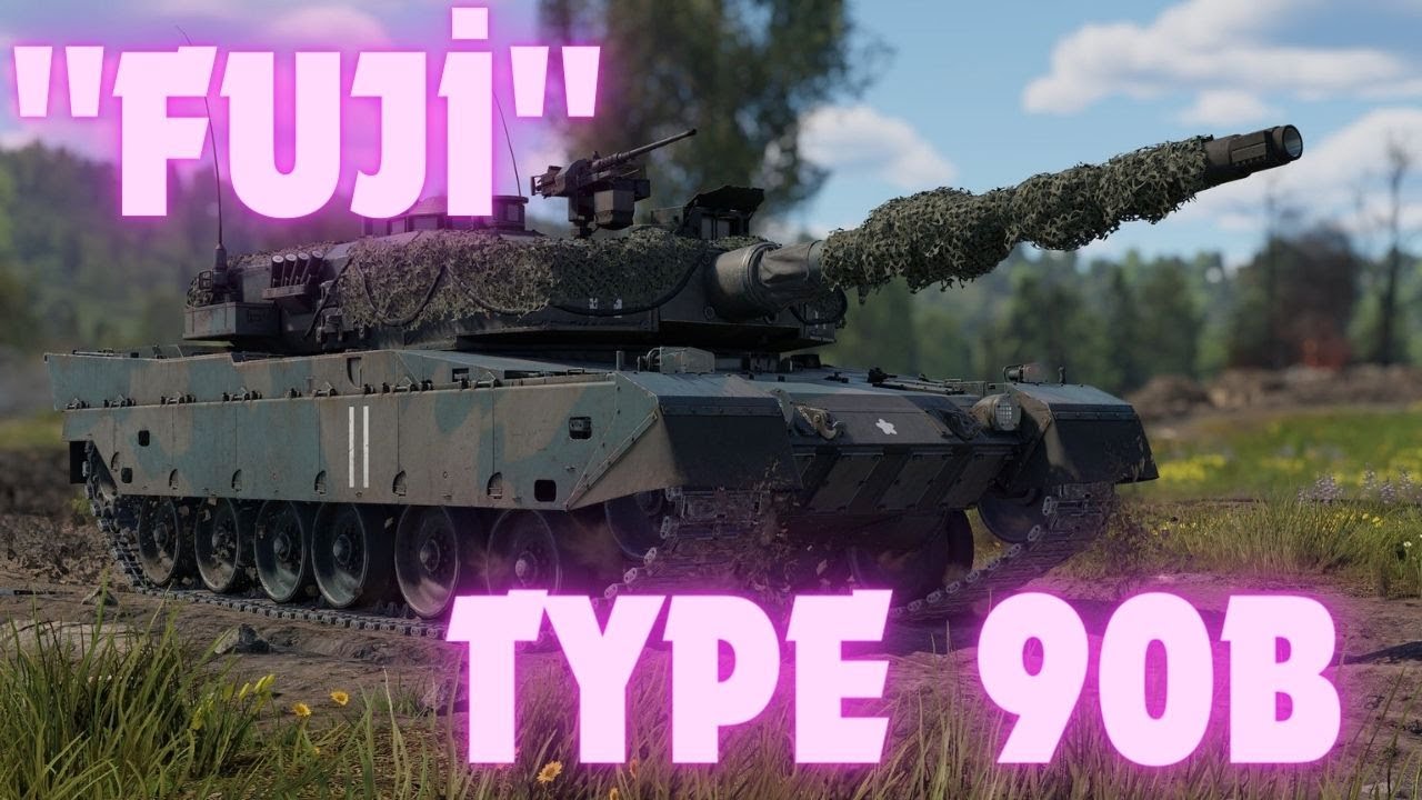 Type 90B Fuji Japon Premium / War Thunder - YouTube