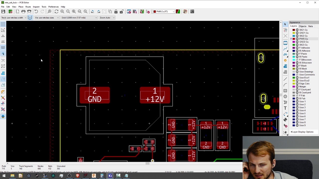[Livestream] Stackup and USB Differential Pairs Routing USB Hub Design ...