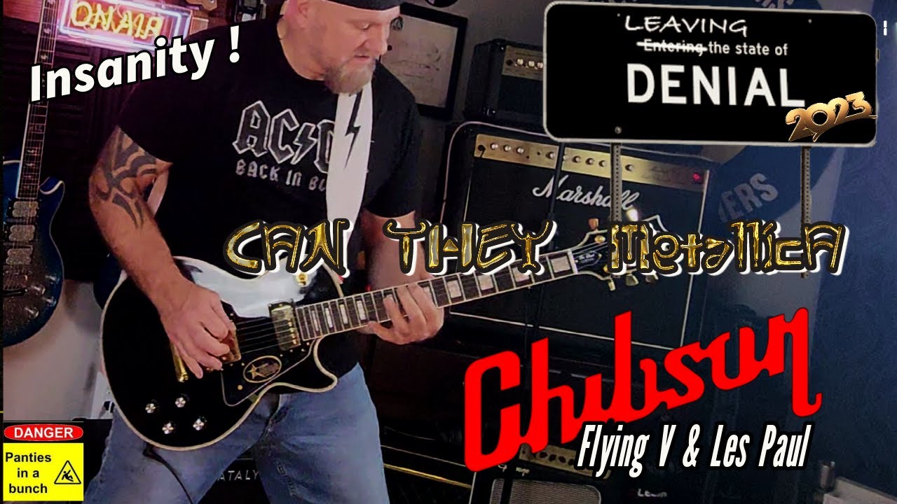 Chibson Les Paul Custom & Chibson Flying V - Metallica Sound on a ...