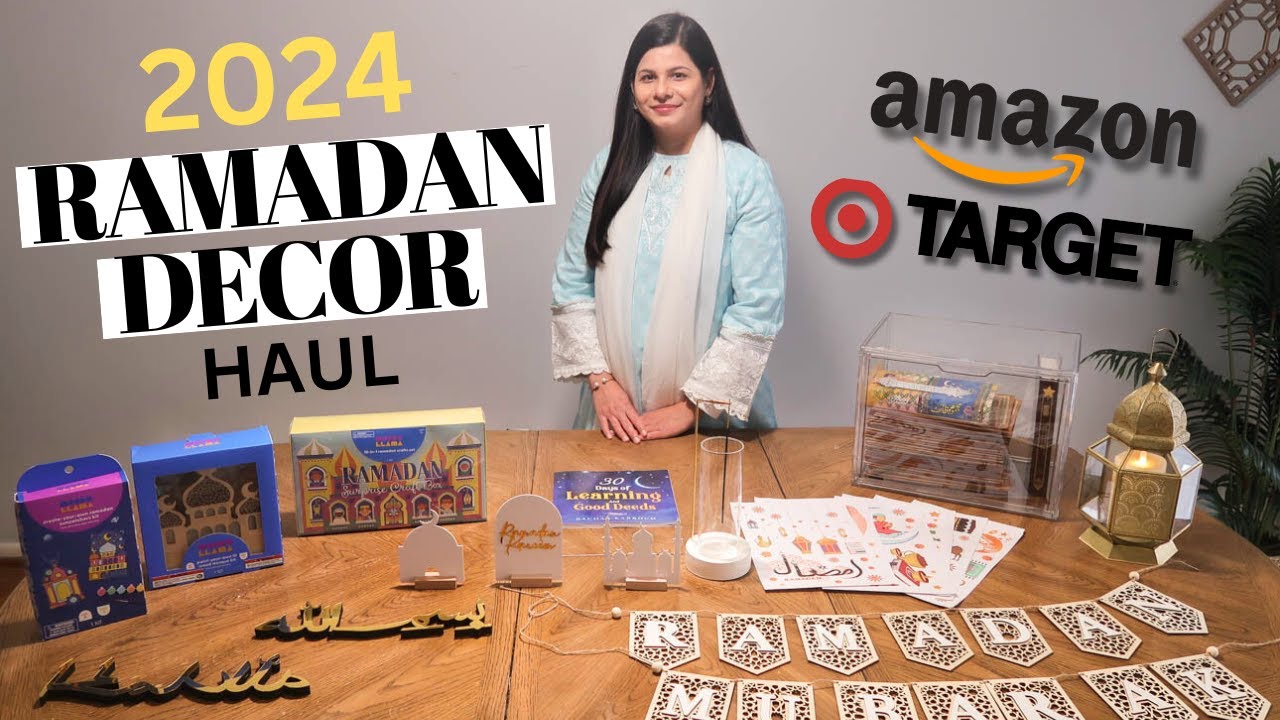 RAMADAN DECORATIONS HAUL | Amazon & Target Ramadan Home Decor 2024 ...