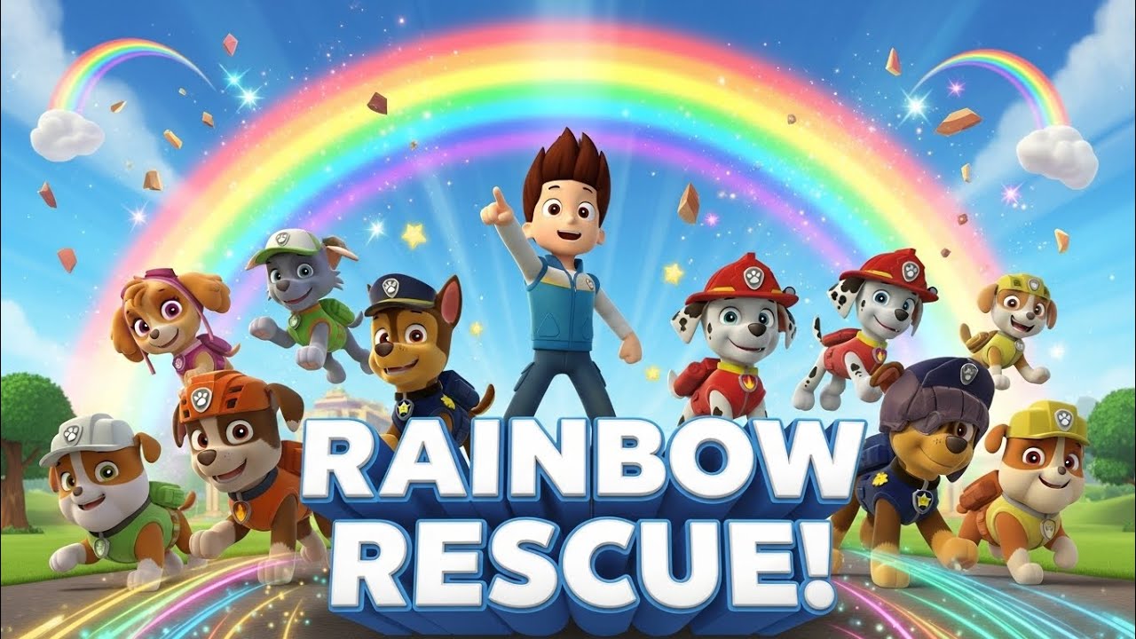 🌈🐾 Paw Patrol and the Magical Rainbow Rescue! | Fun Adventure for Kids ...