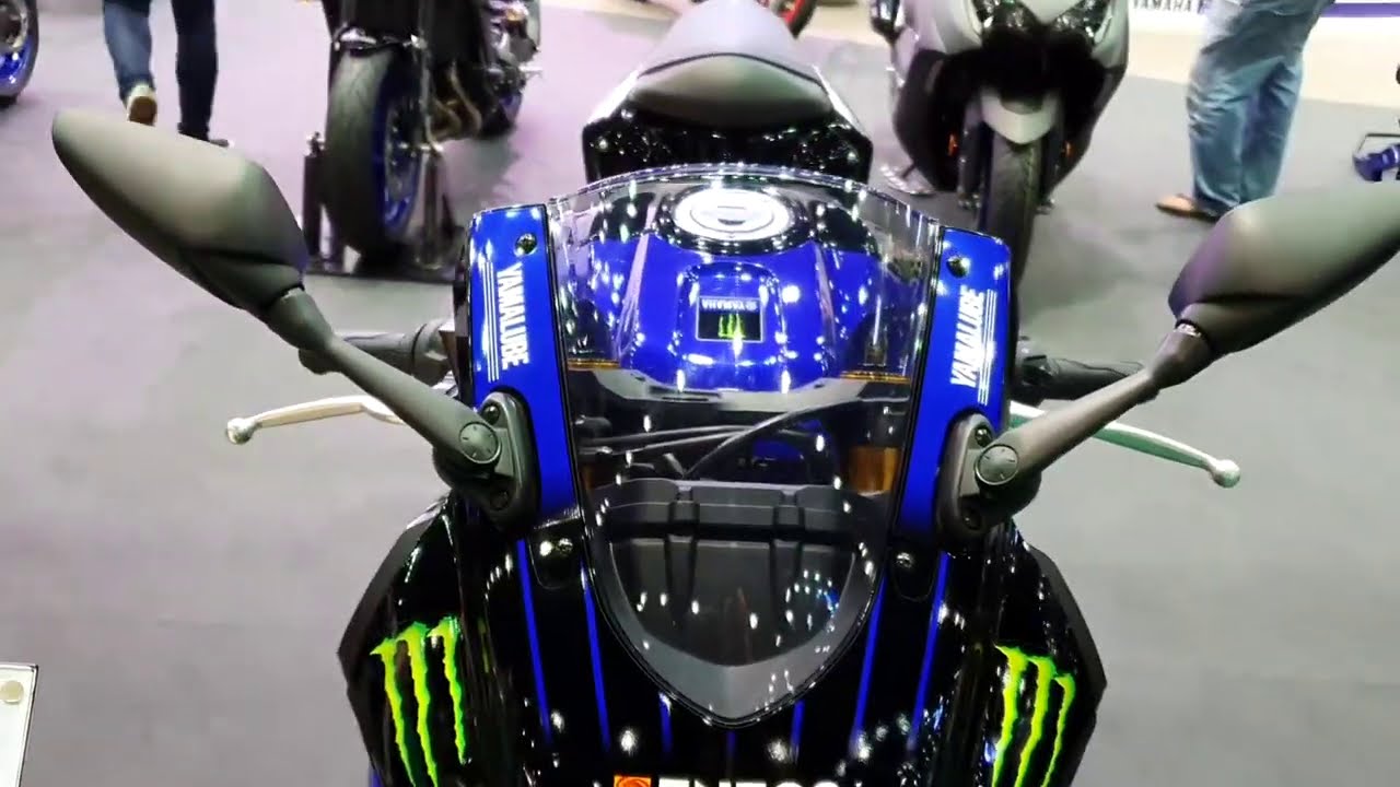 Yamaha R3 Monster Energy 2020 - YouTube