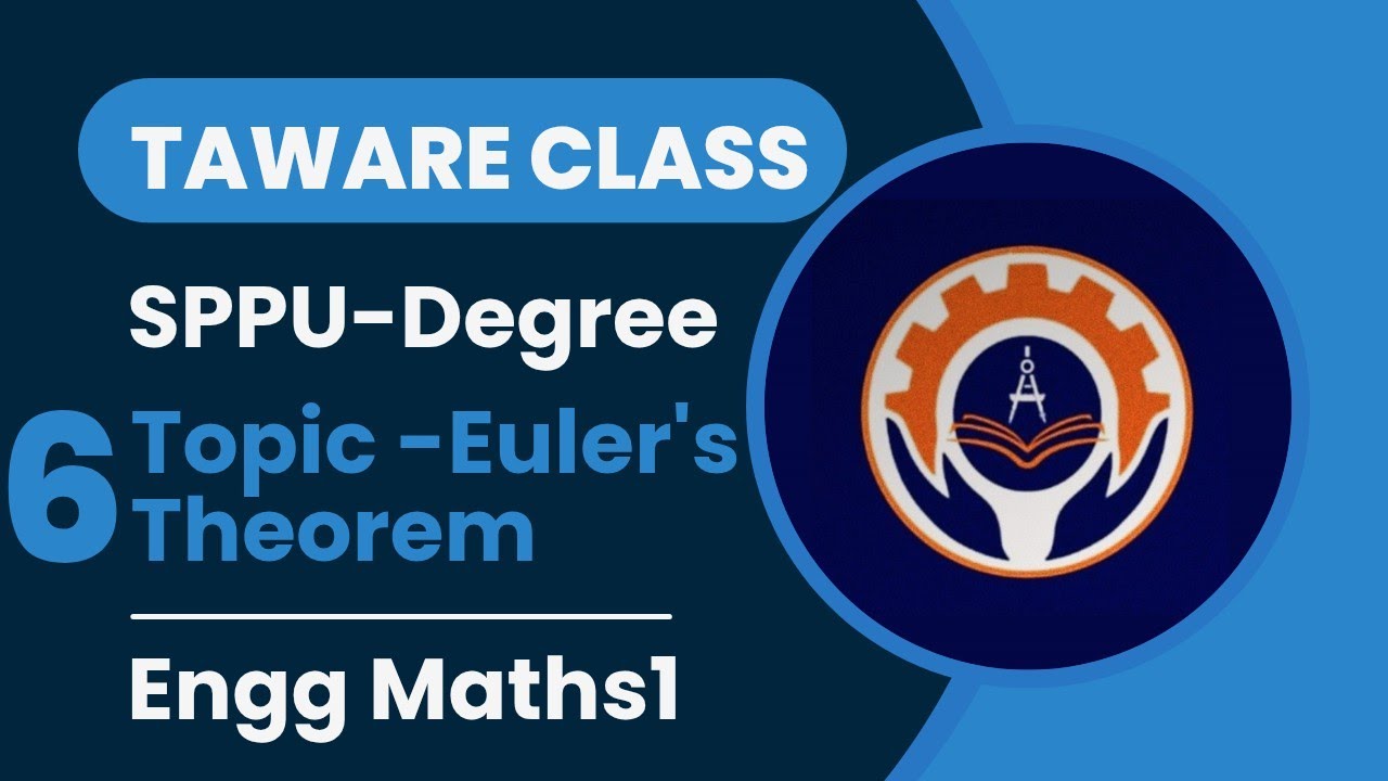 Euler's Theorem 6 - Engineering Maths1 - YouTube