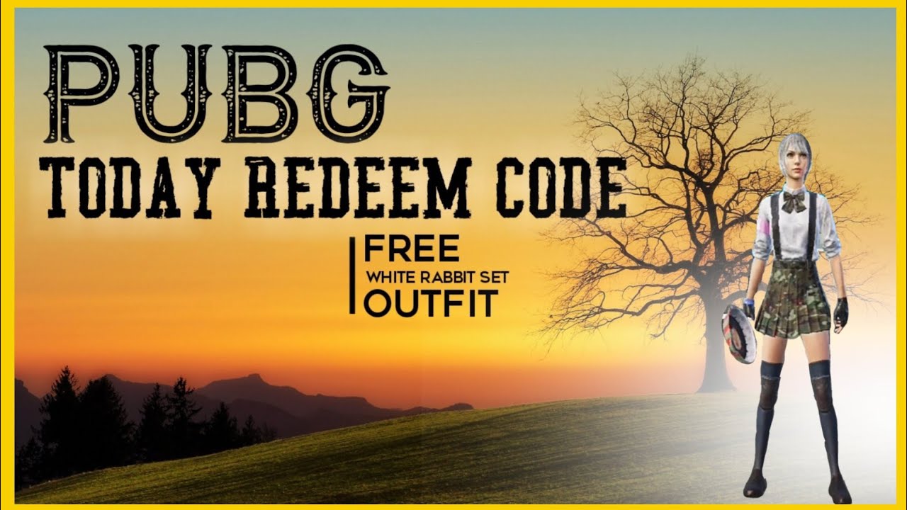 Pubg Mobile Today Redeem Code | White Rabbit Set | Mr Mapla Gaming ...