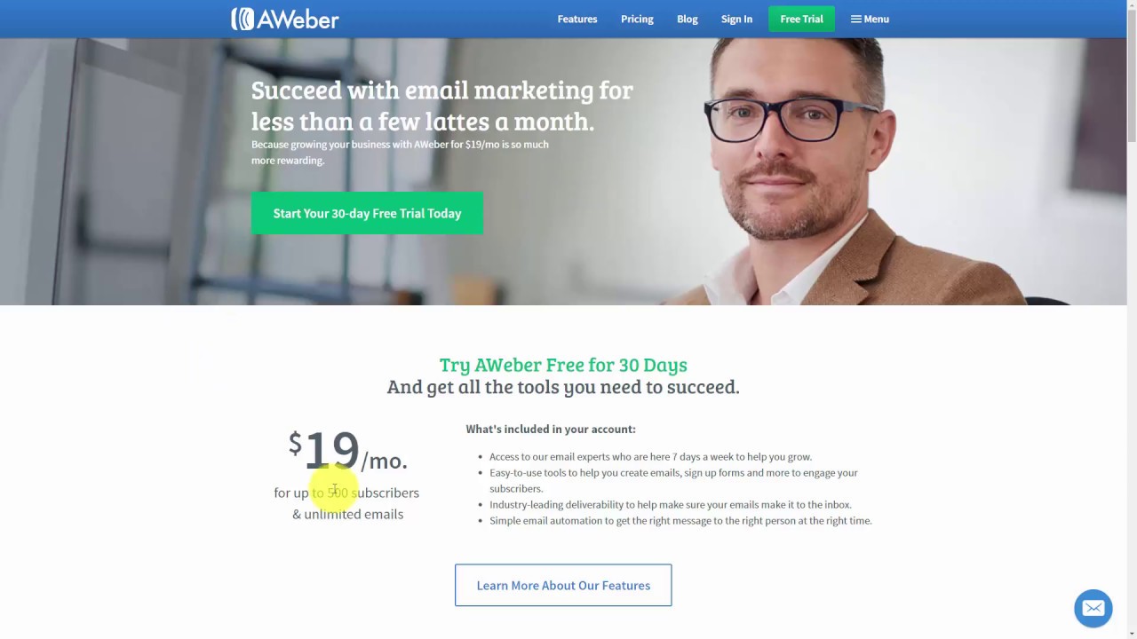 Manage Your List With Aweber 0 - Introduction To Aweber Sign Up - YouTube