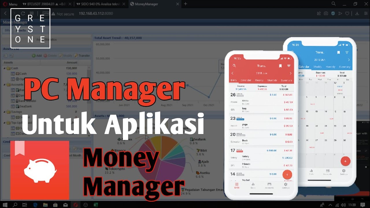 Cara Membuka PC Manager untuk Aplikasi Money Manager - YouTube