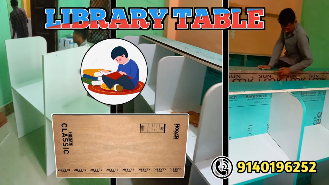library Table Design || लाइब्रेरी वाली टेबल || फर्नीचर furniture - YouTube