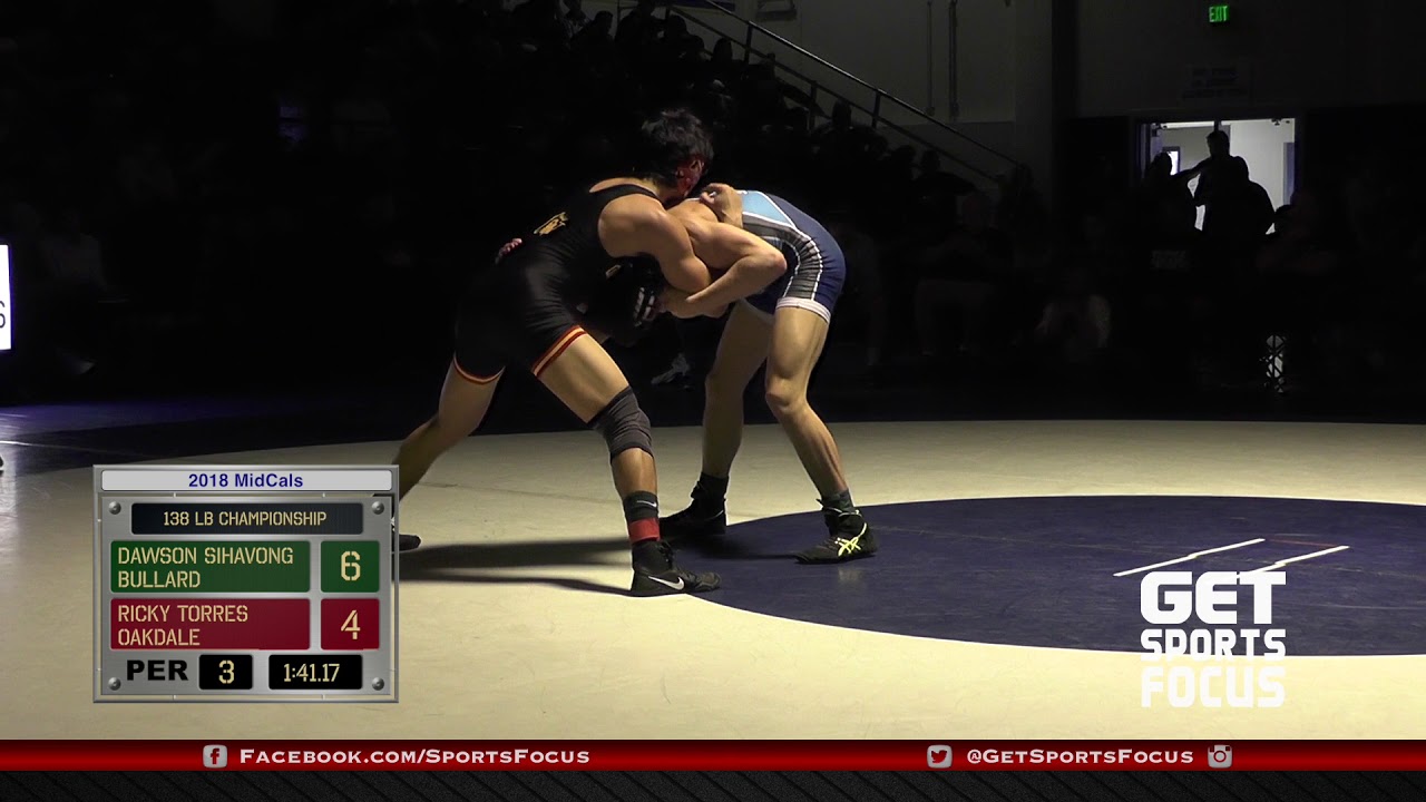 138lb // Dawson Sihavong (Bullard) VS Ricky Torres (Oakdale) | 2018 ...