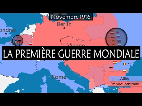 La Première Guerre mondiale - Résumé sur cartes