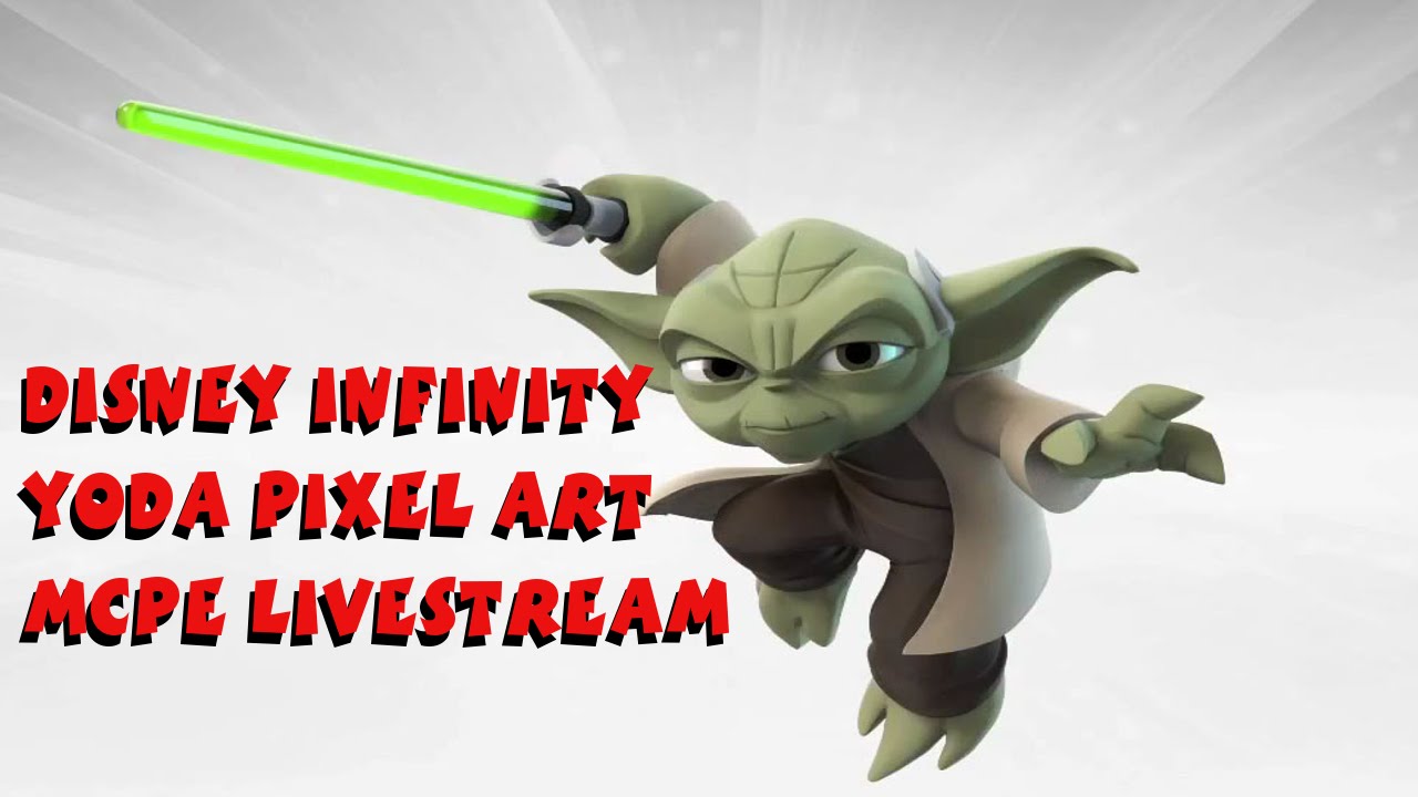 Yoda Pixel Art Build Livestream in Minecraft Pocket Edition - Disney ...