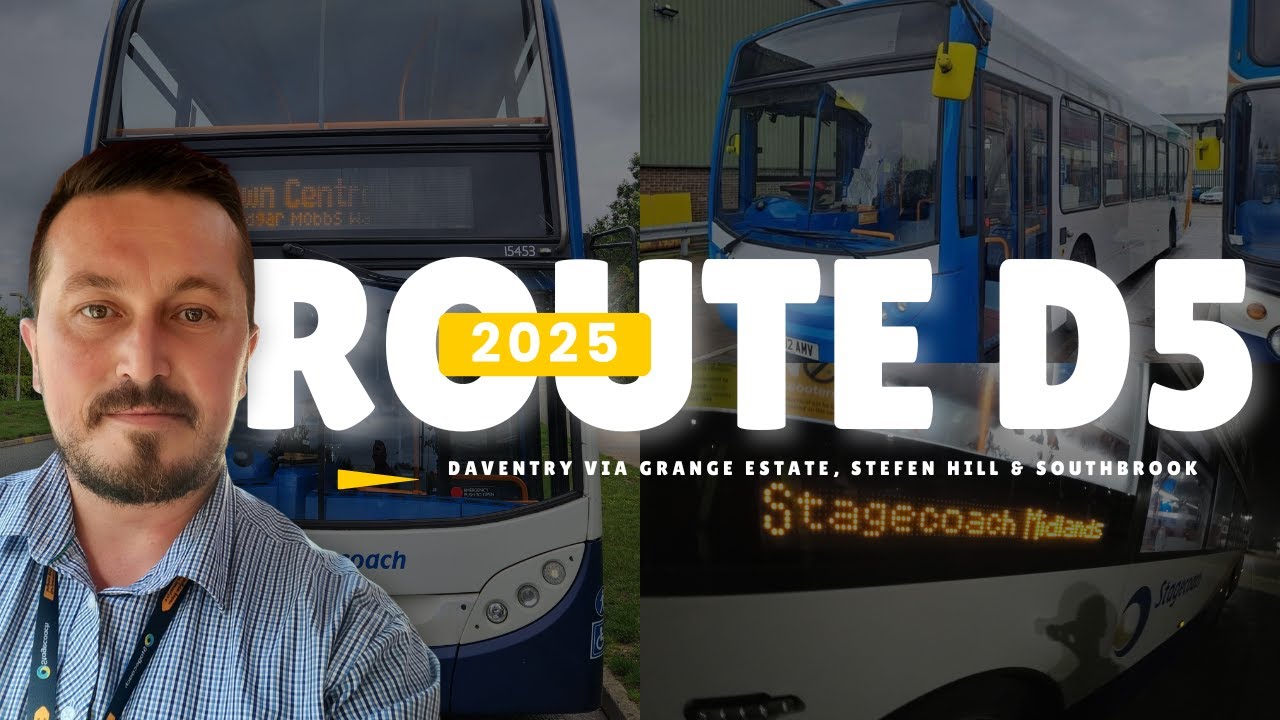 ROUTE D5, Daventry via Grange Estate, Stefen Hill & Southbrook - YouTube