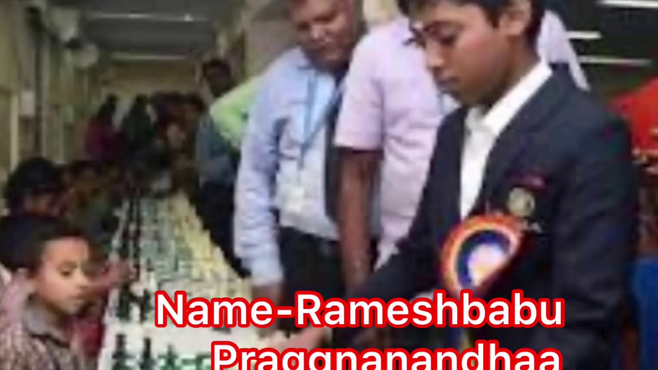 Rameshbabu Praggnanandhaa Biography| Praggnanandhaa with his family ...