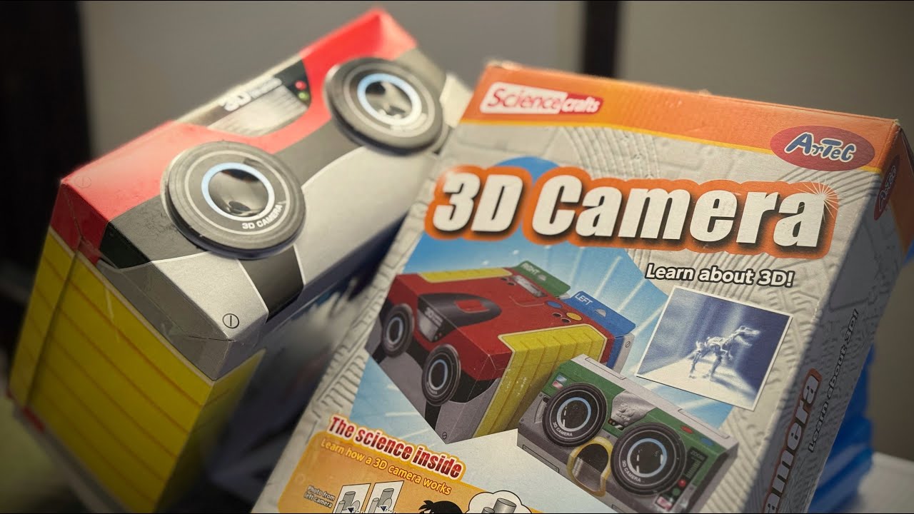 build your own 3D Camera kit from ArTec Science crafts - YouTube