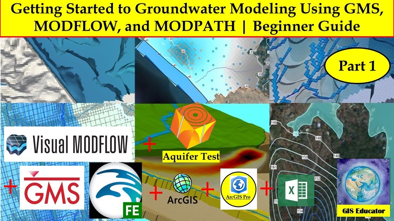 Getting Started To Groundwater Modeling Using Gms Modflow And Modpath Beginner Guide Part