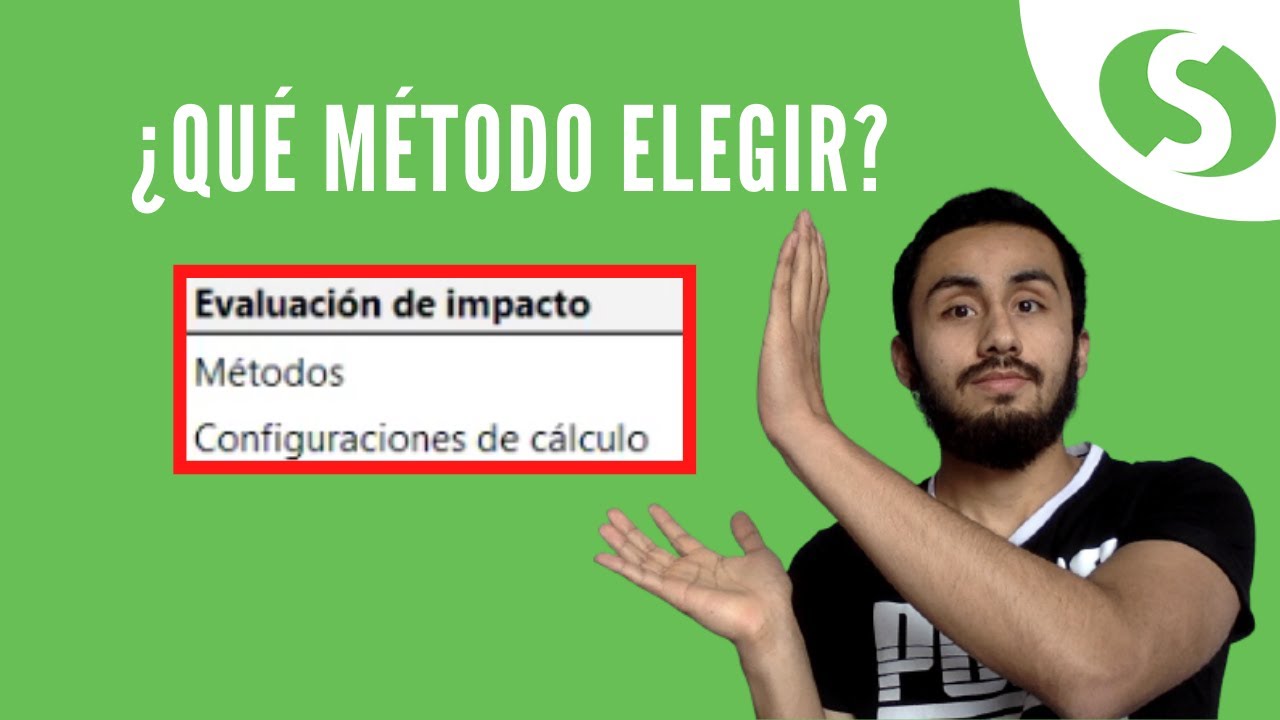 SimaPro Tutorial (video) para seleccionar el🔥MÉTODO DE EVALUACIÓN🔥 ...