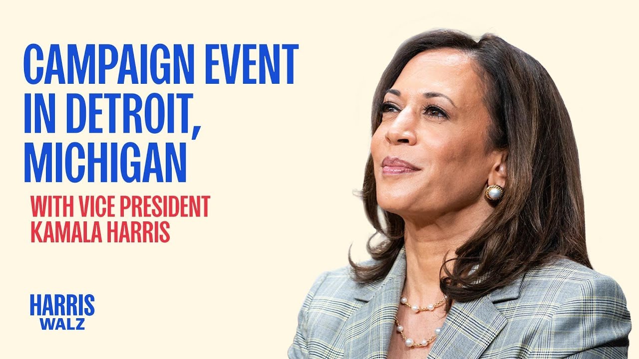 Replay: Kamala Harris speech in Detroit on Labor Day