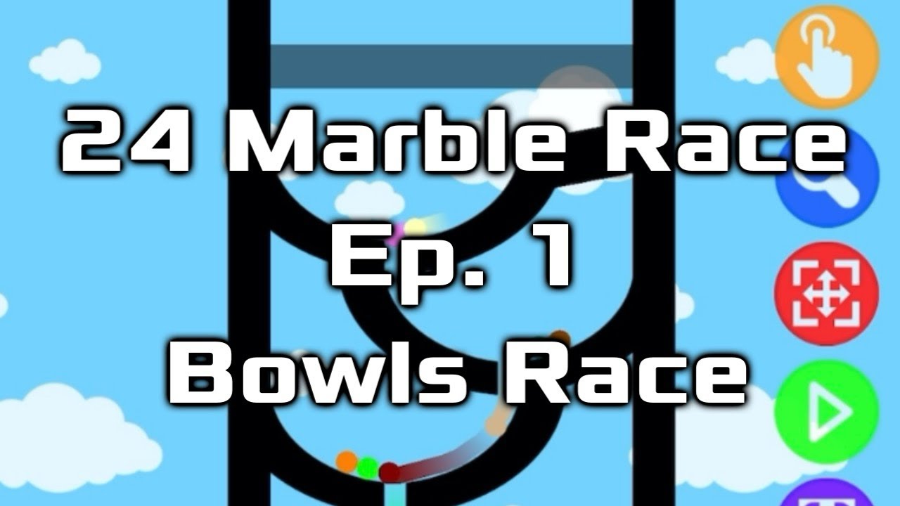 24 Marble Race Episode 1: Bowls Race - YouTube