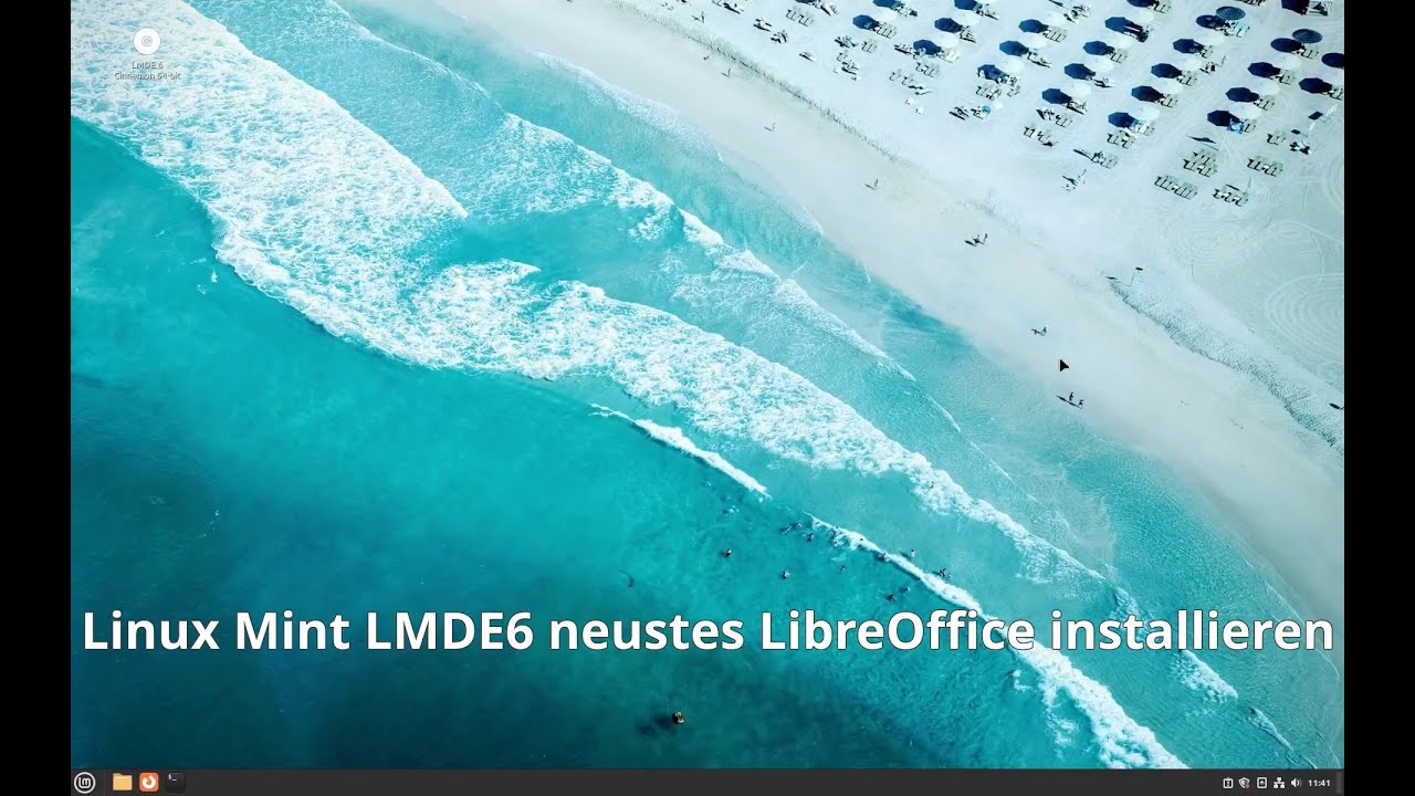 Linux Mint LMDE6 LibreOffice updaten - YouTube