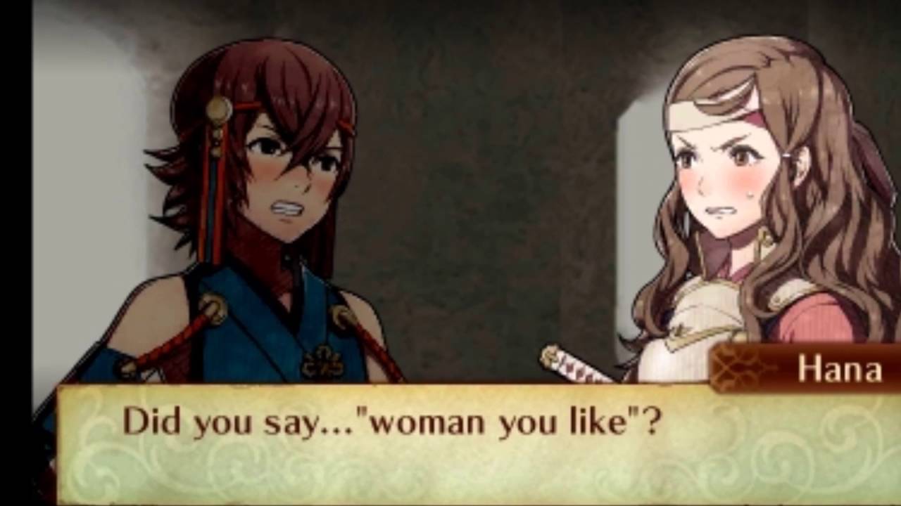 Fire Emblem Fates: Birthright Support Dialogue S"" Hana & Hayato - YouTube