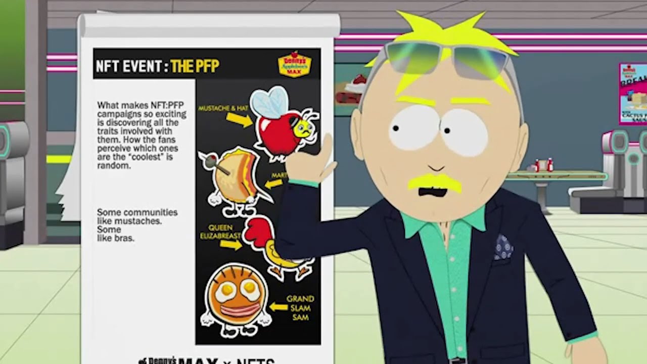 Adult Butters Explains NFTs to Denny's (South Park POST COVID - Part 2 ...