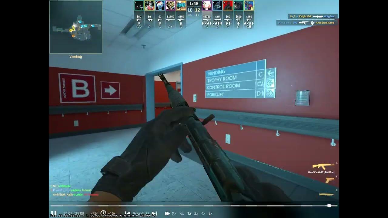 CS2 Hacker Caught playing at 15000 Rank - YouTube