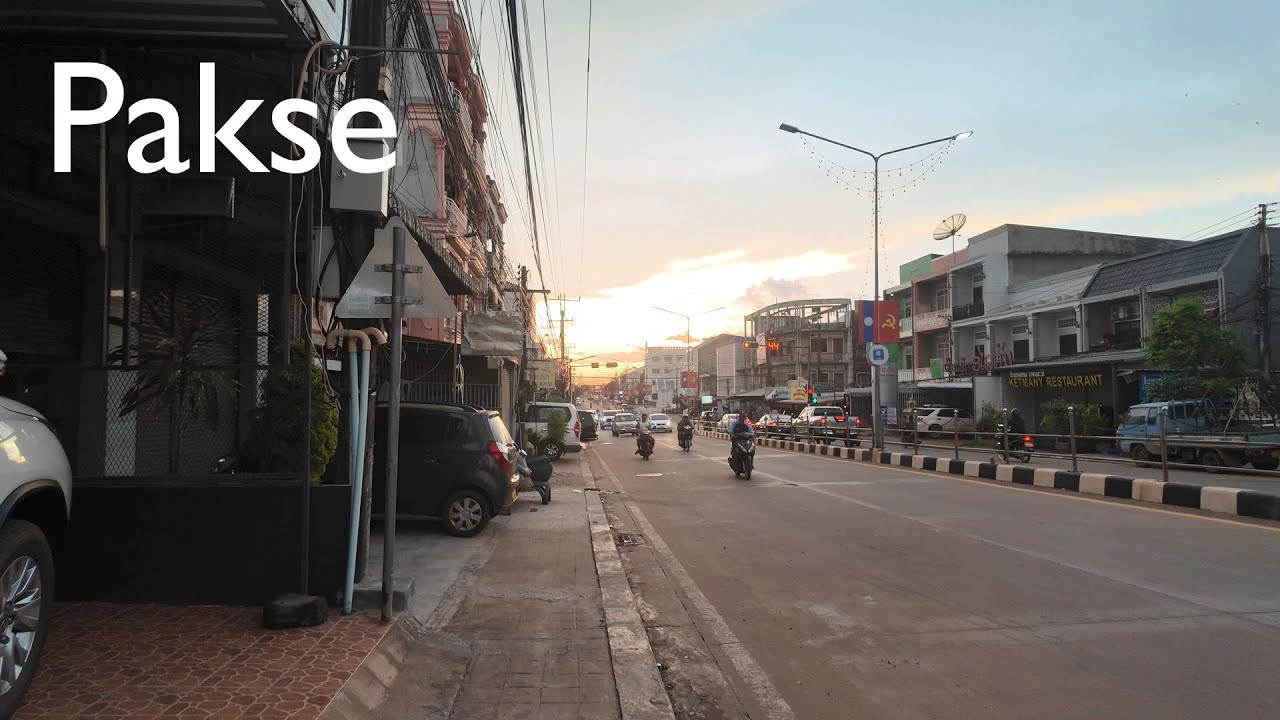 ラオス、パクセー | Pakse, Laos - YouTube