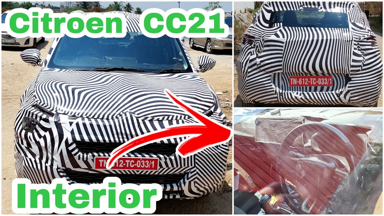 Citroen CC21 SUV Interior SPIED | BIG Touch Screen & 5 Speed Manual ...
