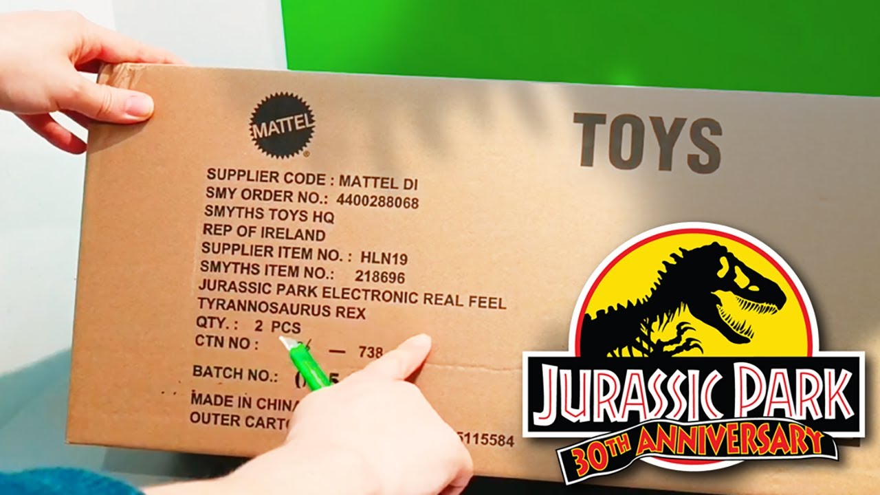 JC's reaction/opening Mattel RED REX | Retail box/shipper | Jurassic ...