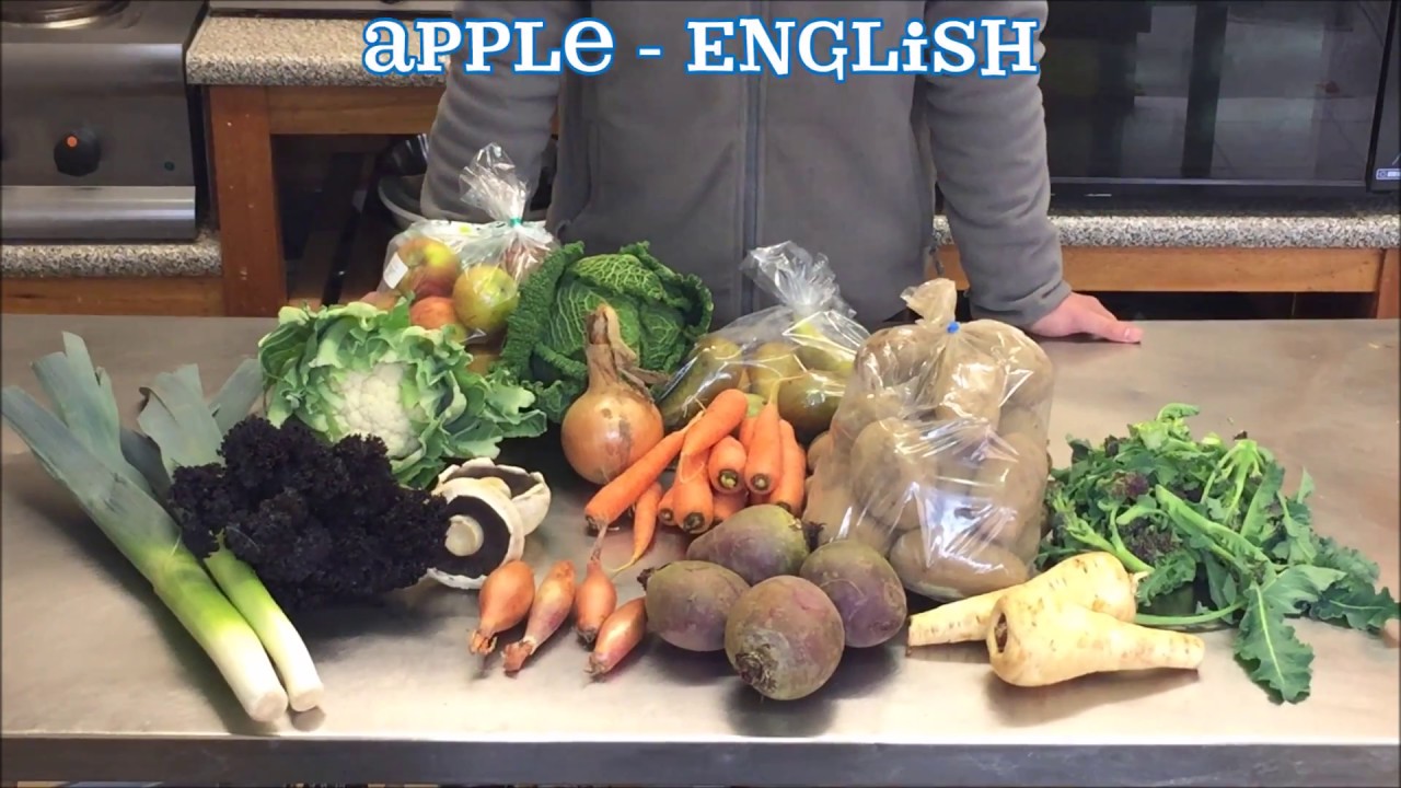 Real Food Box Seasonal Fruit and Veg Boxes 16.1.17 - YouTube