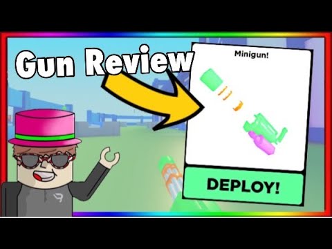 MINI GUN *Review* ! 2ND FASTEST GUN? | Big Paintball (ROBLOX) - YouTube