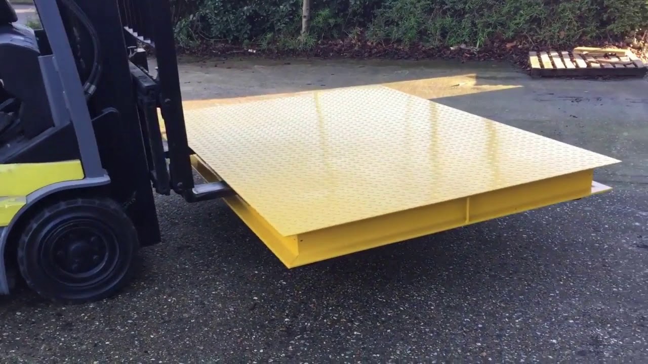 VWFG Forklift Guide Platform | XL Scales - YouTube