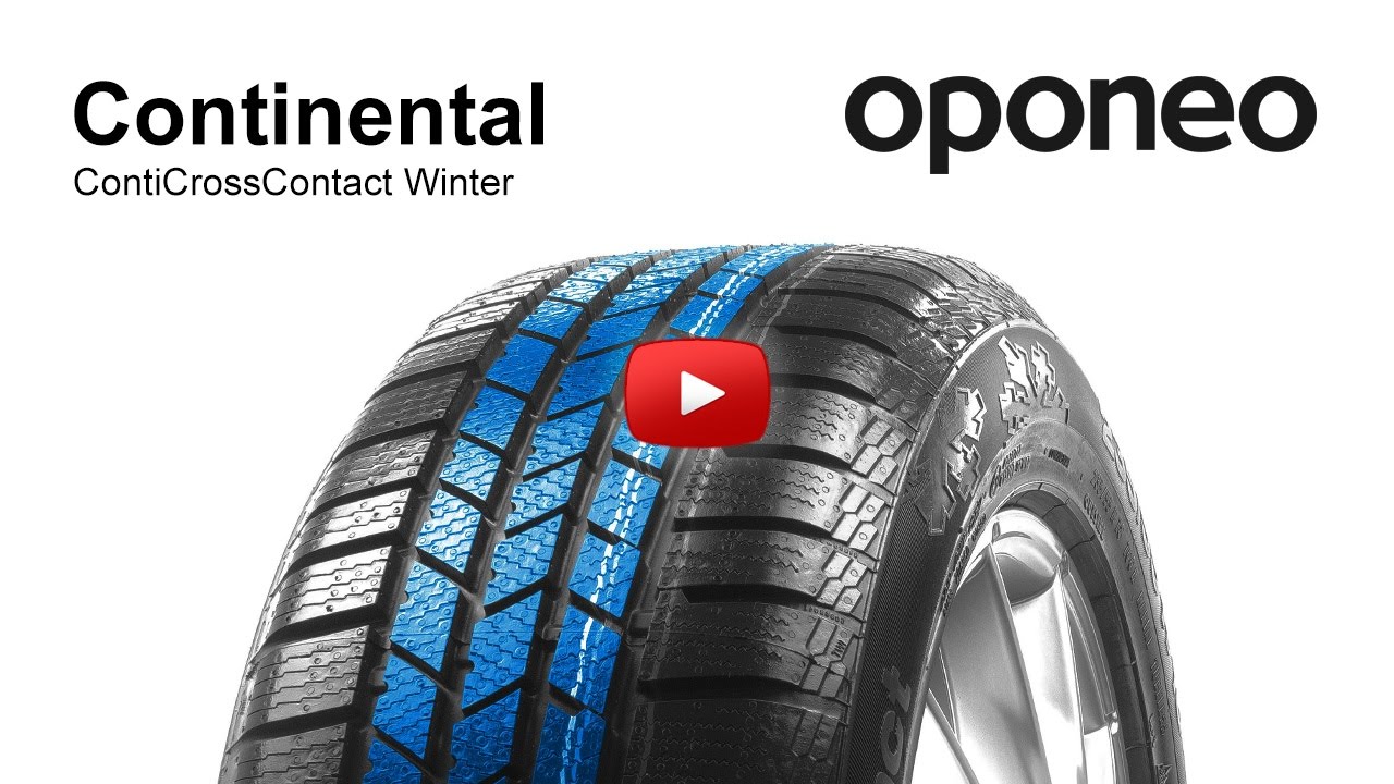Tyre Continental ContiCrossContact Winter Winter tyres Oponeo™ - YouTube