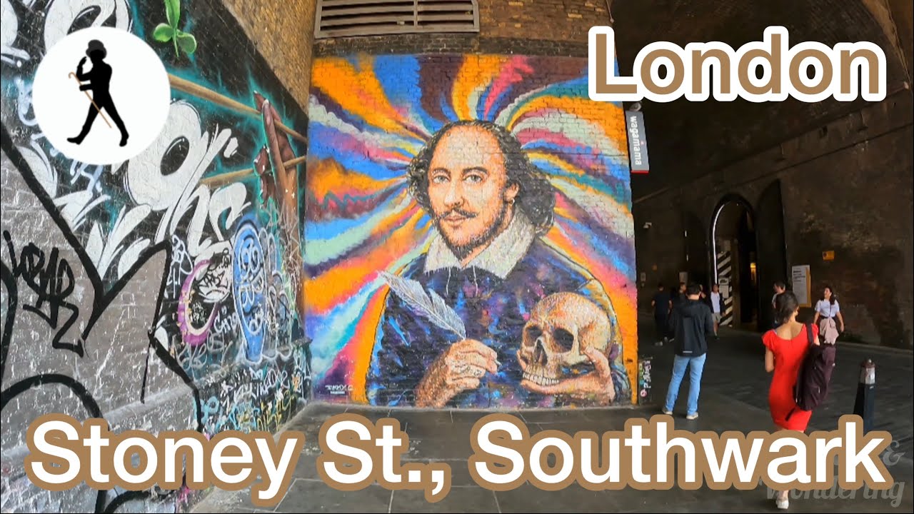 A marvellous busy sunny London walk around Stoney Street, Southwark ...