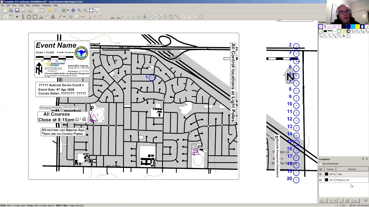 Geo-referencing Open Orienteering Mapper - YouTube
