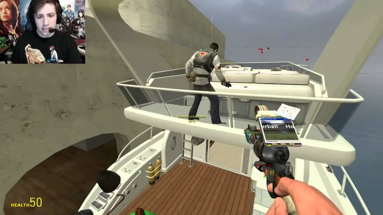 Gmod ACACHALLA BOAT RACE! Drivable Yacht Mod Garry's Mod - YouTube