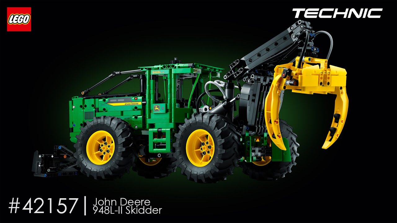 LEGO Technic - John Deere 948L-II Skidder 42157 - YouTube